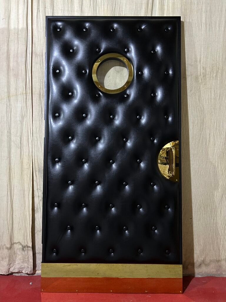 Custom Soundproof Home Theater Doors by Mary Orlandi