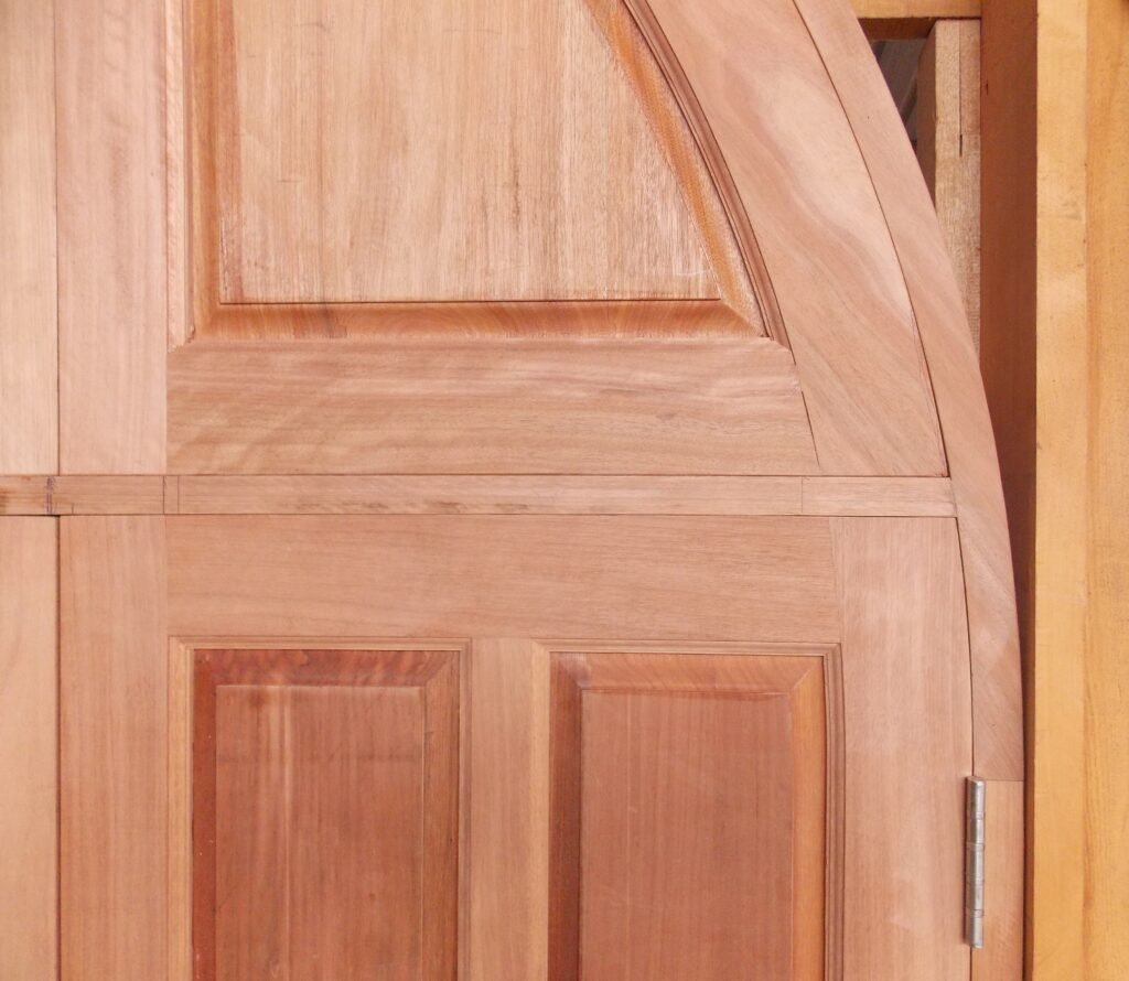 Grand Cathedral Crown Arched Double Entry Door with Transom